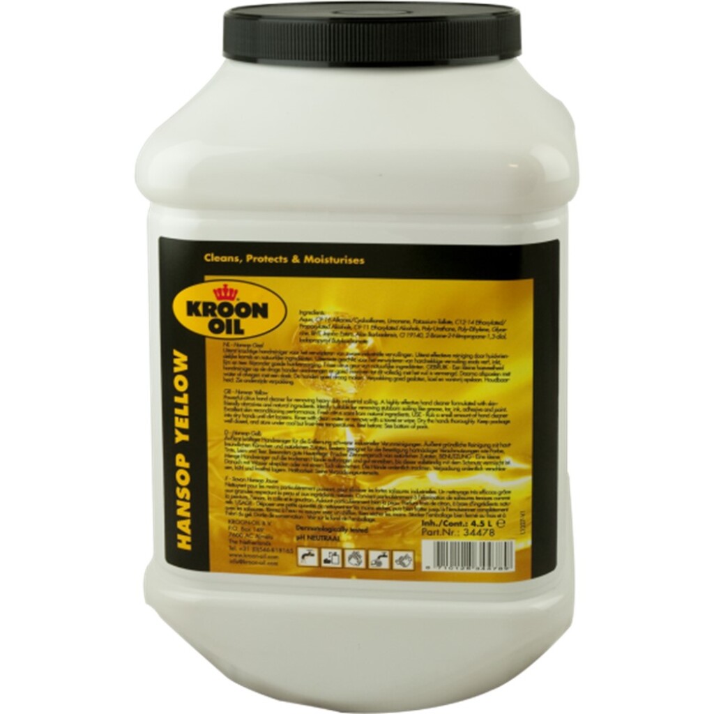 Hansop Yellow Kroon-Oil Handreiniger 4,5ltr pot | VA30039