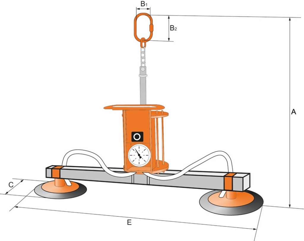 Vhm-150/2 Mech. Vacuumheffer | IB18172
