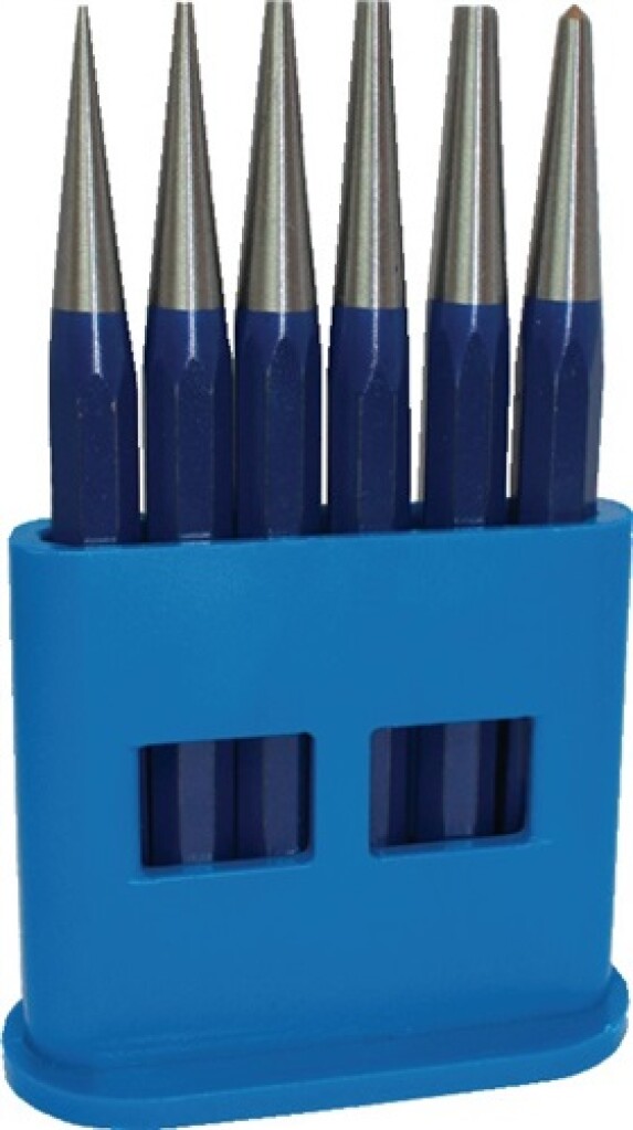 PROMAT Set doorslag 6 delig 1-2-3-4-5 + centerpunt-D. 4mm kunststof ...