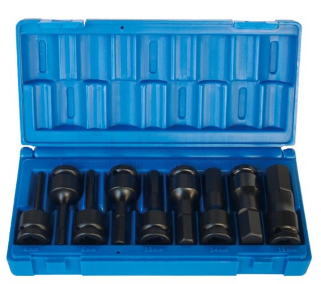 DO648260901 Action Slagdoppenset voor inbus 9-delig 1/2"x4 - 5 - 6 - 8 ...