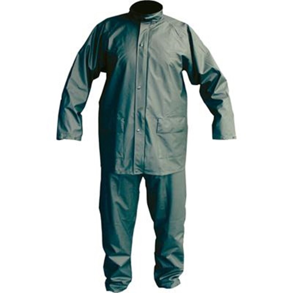 Oxxa Essential PU regenpak broek+jas groen, maat L | TH29362