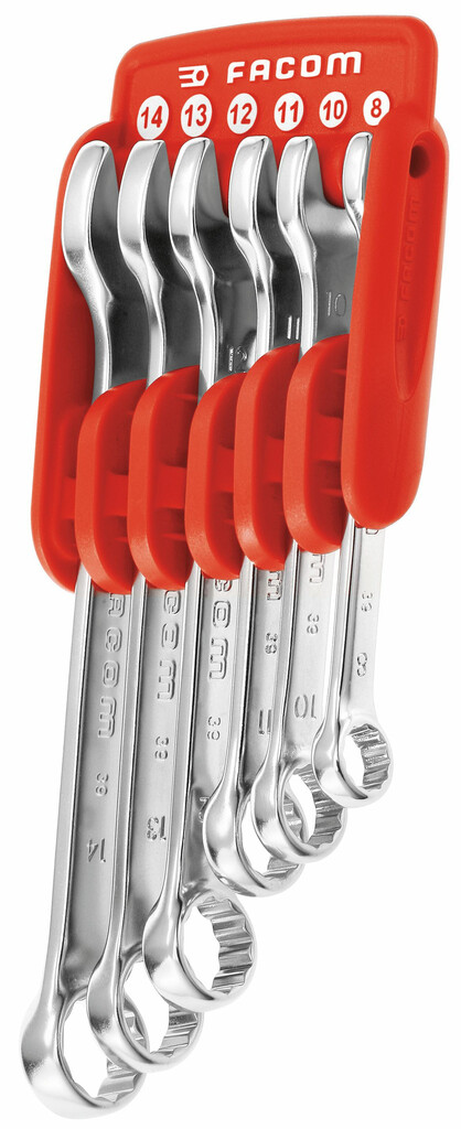 39.JE16T Facom korte metrische ringsteeksleutels set, 16-delig, van 3,2 ...