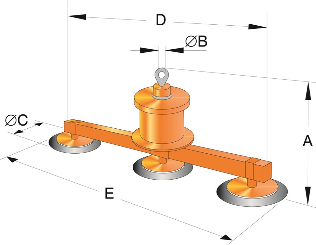 Vhm-600/3 Mech. Vacuumheffer | IB18175