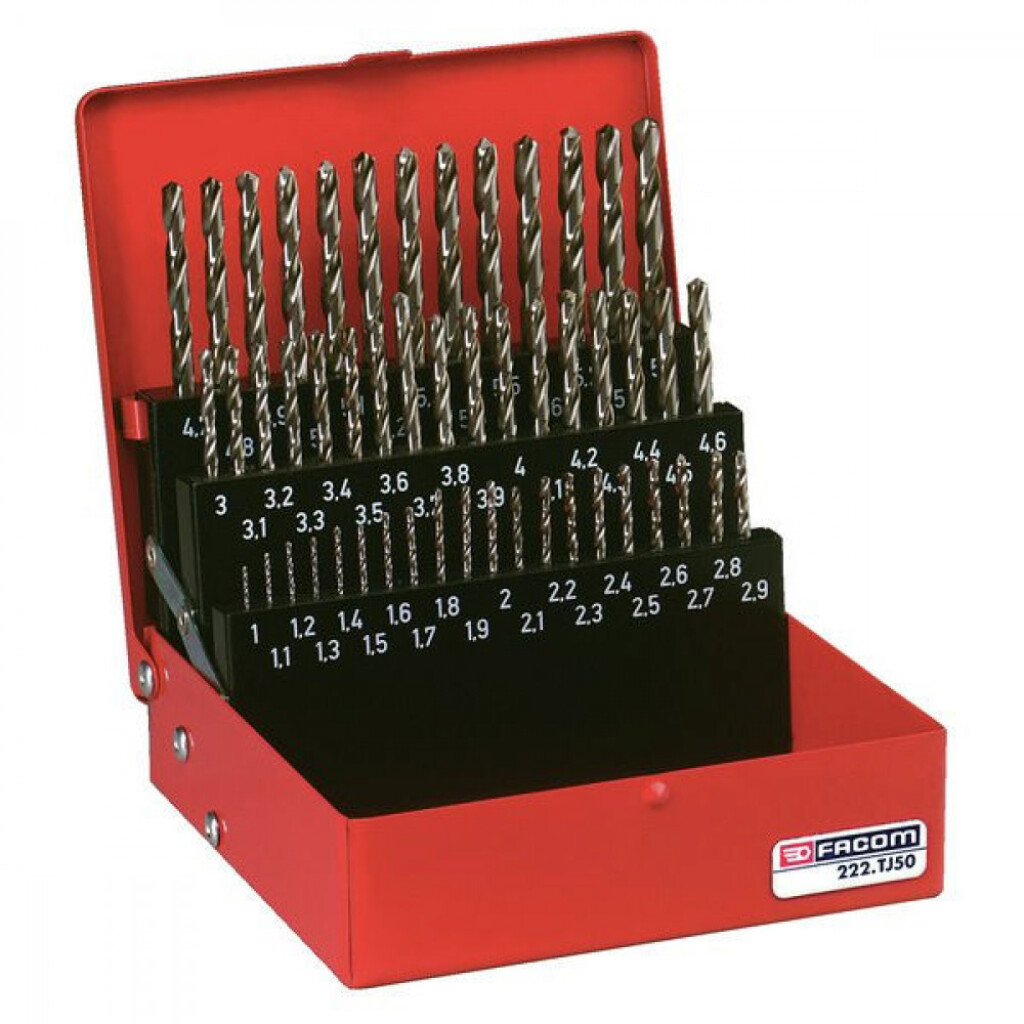 222A.TJ50 Facom borenset 50 delig 1 tot 13mm 0,1 oplopend | GF31210