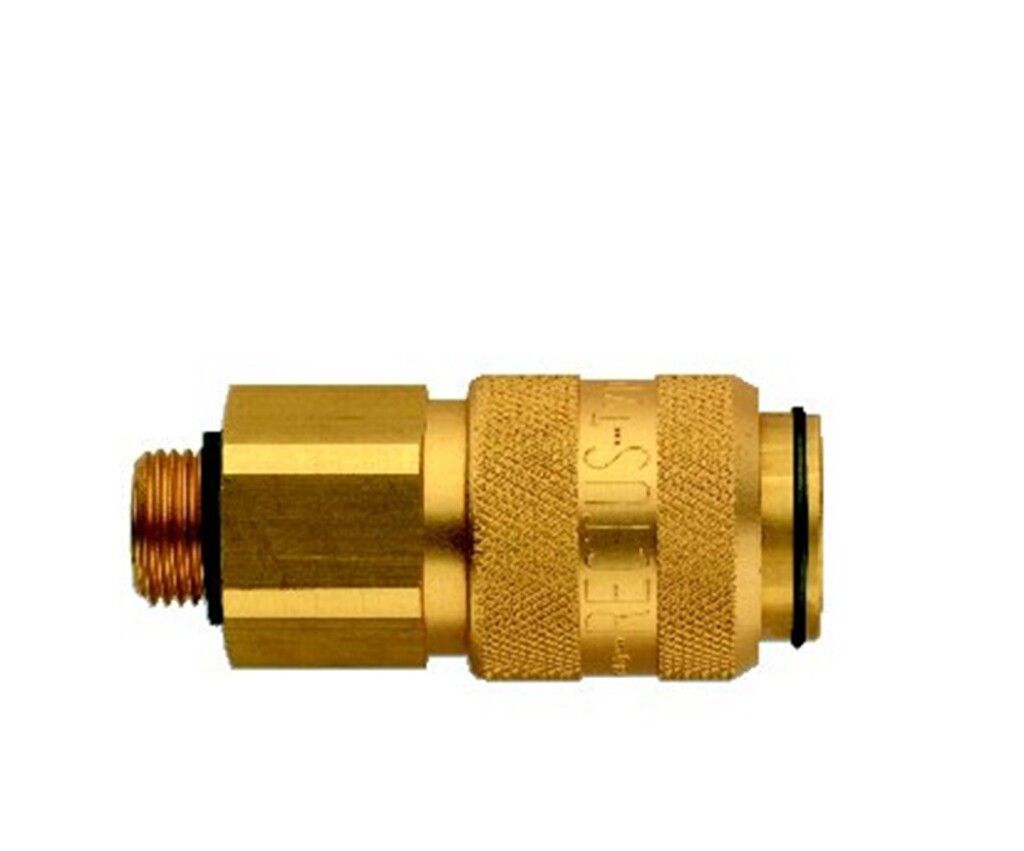 38KBAW33MPX Rectus Snelkoppeling Messing, 1" BSPP buitendraad, Double ...