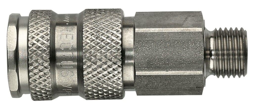 Koppeling NW 7,4 type: 25 KA AW 13 RVX met 1/4 inch rechte buitendraad ...