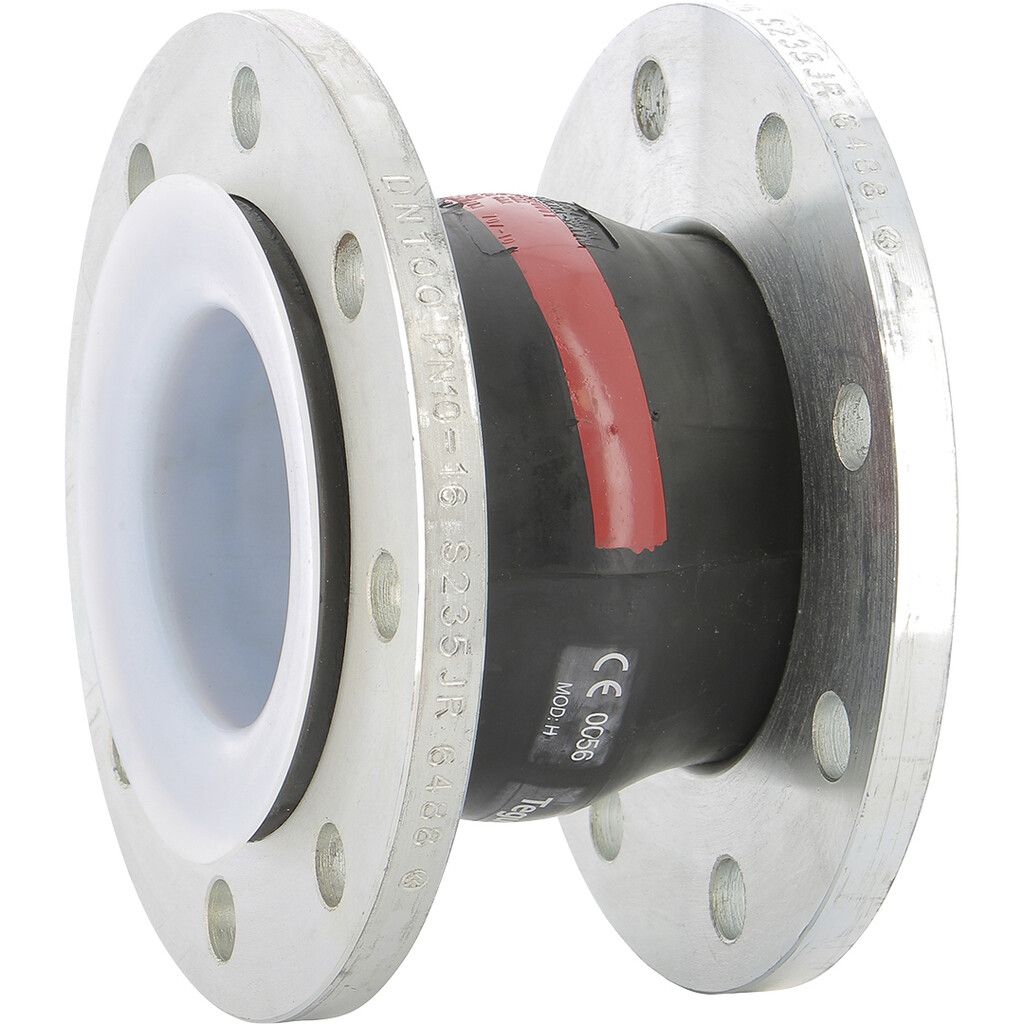 Premium 1560 DN65 rubber compensator EPDM PN10/16 teguflex rode L130 ...